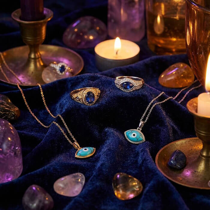 Evil Eye Jewelry & Home Decor | Shop Nails, Beads, Rings, Earrings ...